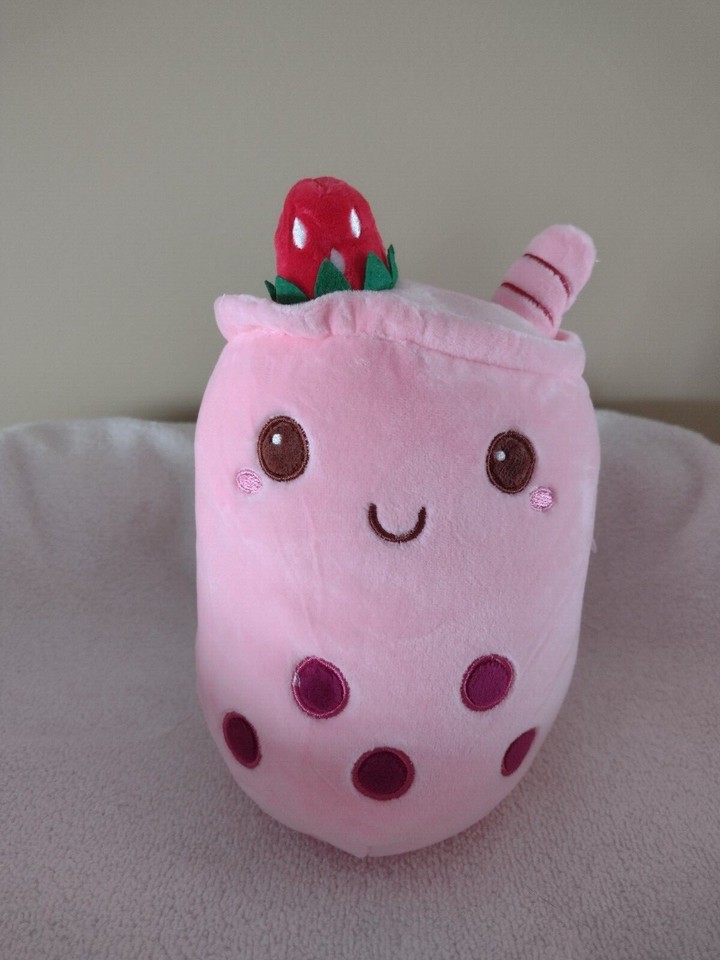 Super Soft Boba Bubble Milk Tea Plushie Plush Pillow 9.4 in. Great for ...
