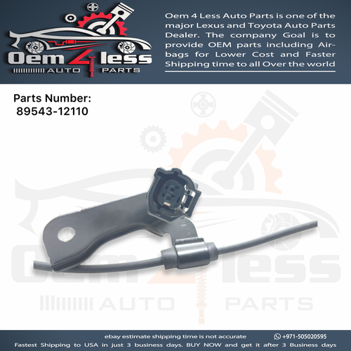 Toyota Corolla ABS Wheel Speed Sensor Left Front 2019 To 2022 OEM 89543 ...
