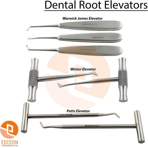 Dental Root Extraction Elevators Surgical Potts Elevator Tooth ...
