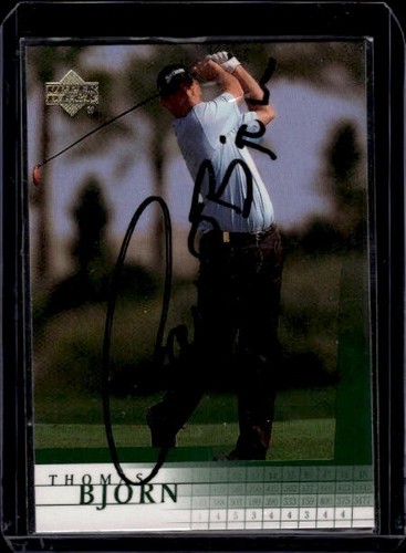 Upper Deck #8 Autographed Thomas Bjorn Trading Card | eBay