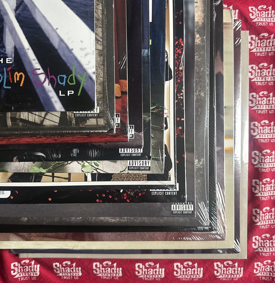 LOT OF 15 Eminem Vinyl Shady Records ALL SEALED ALL USA VERSIONS D12 ...