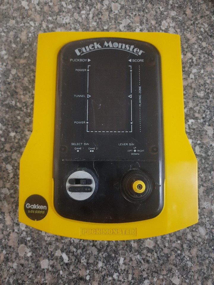 Vintage Puck monster Gakken pacman LSI FL Game tested working | eBay
