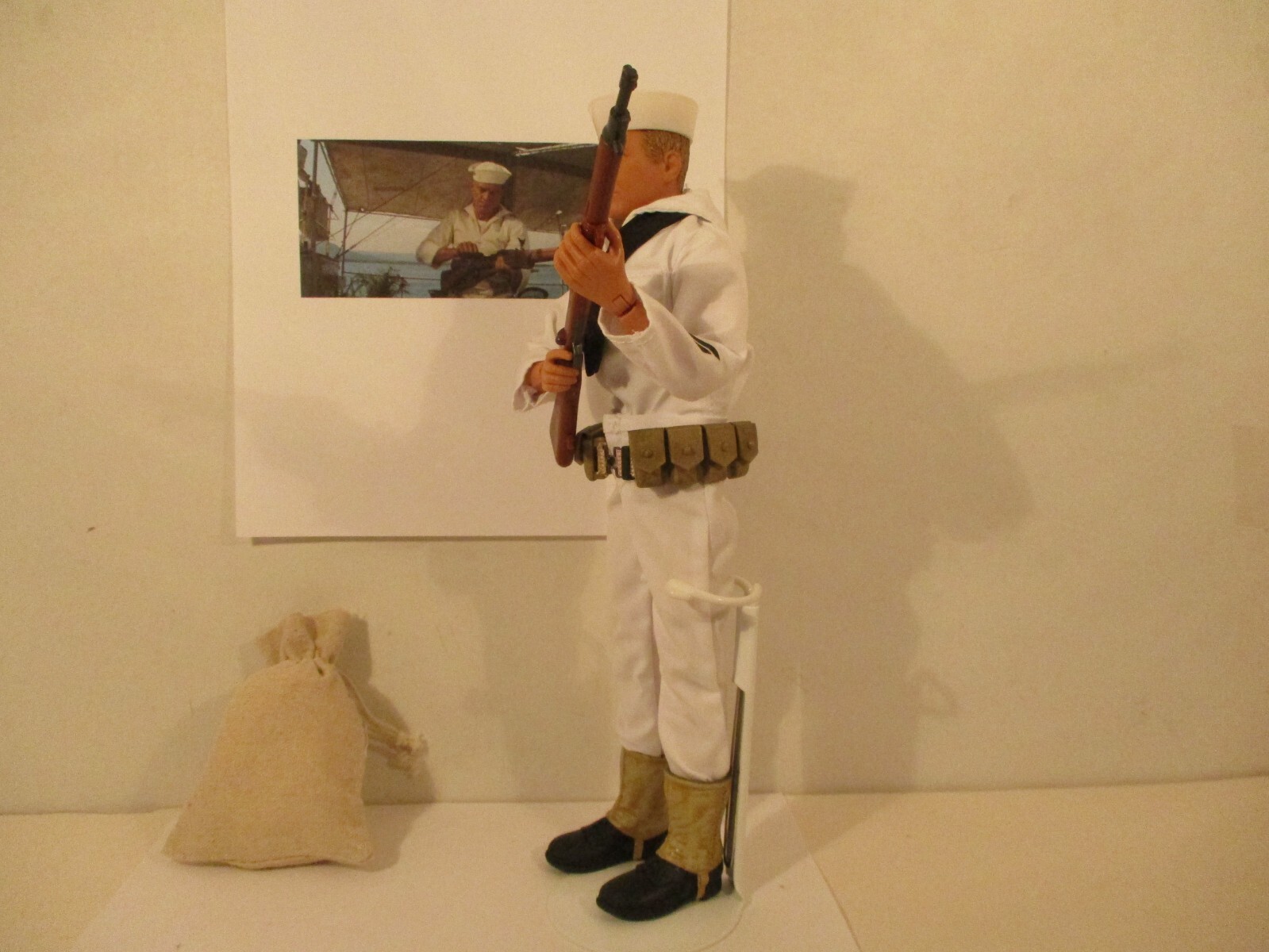 the Sand Pebbles Steve McQueen movie 12" custom figure 1/6 Navy Gunboat ...