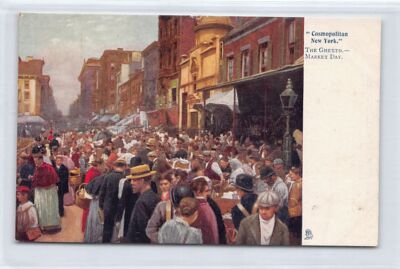 JUDAICA - United States - Cosmopolitan New York - The Ghetto - Market ...