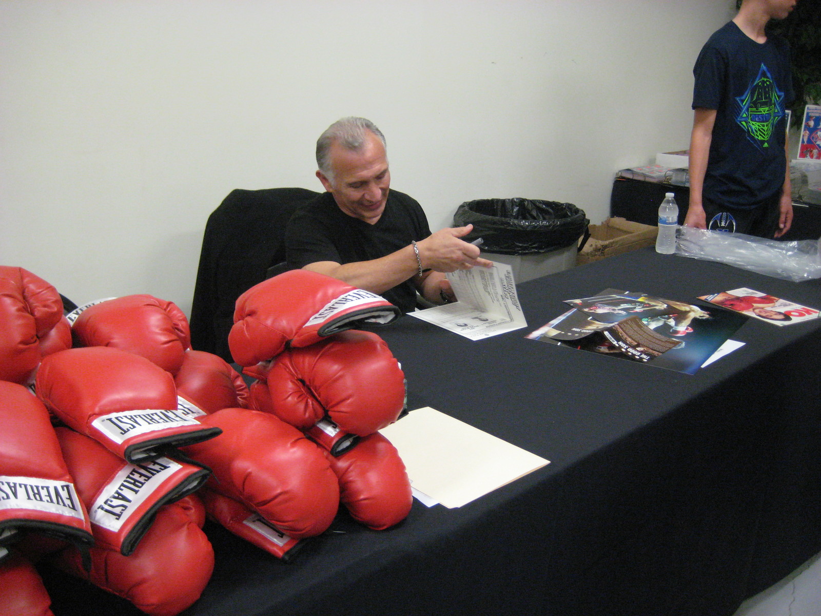BOXING HALL OF FAMER WORLD CHAMPION RAY "BOOM BOOM MANCINI AUTOGRAPH ...