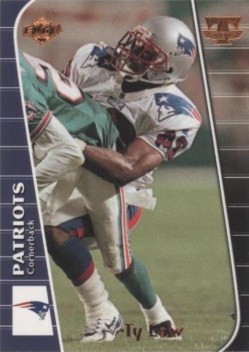 1999 Collector's Edge Triumph - Ty Law #T85 for sale online | eBay