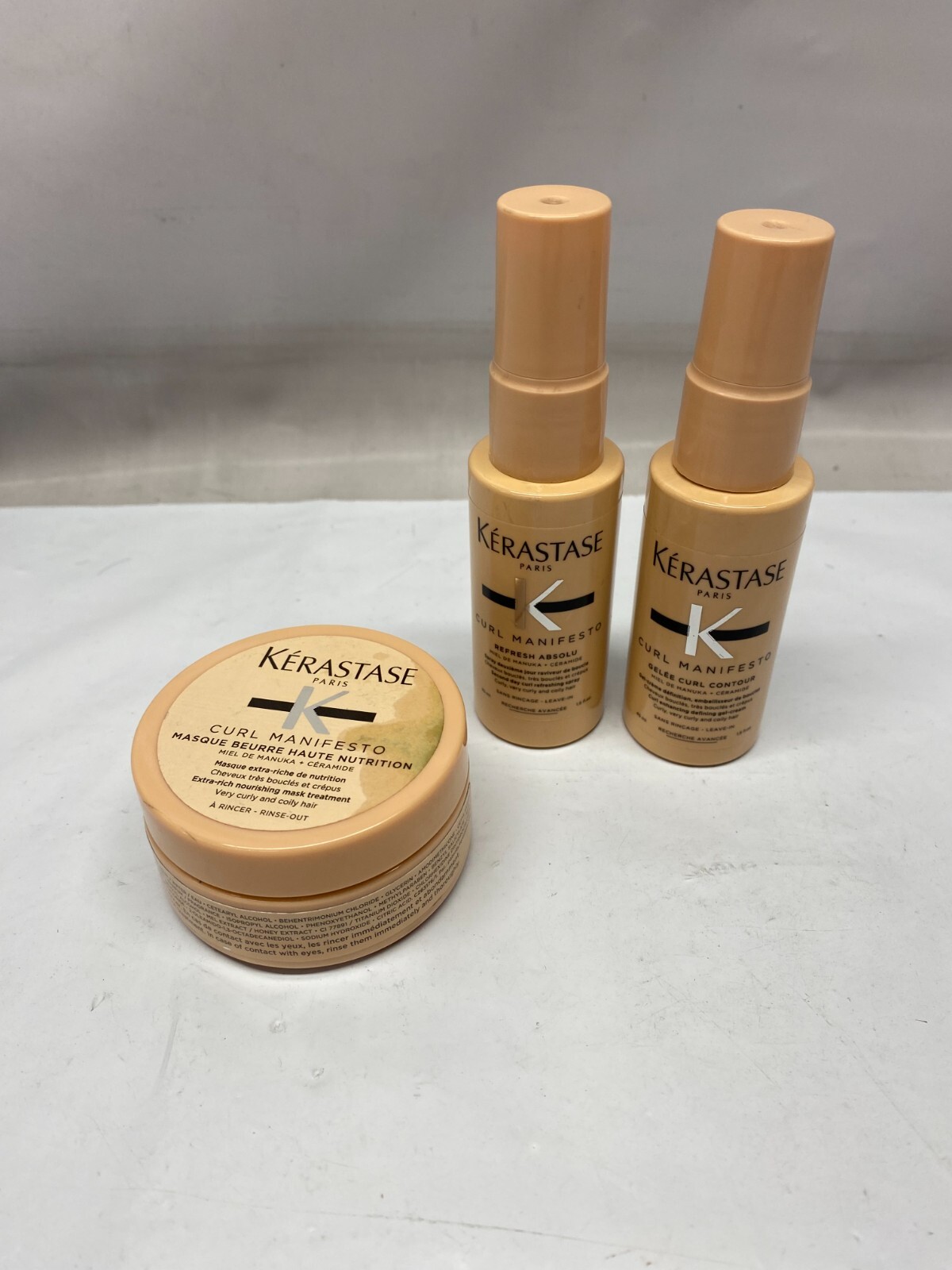 *Set of 3* Kerastase Curl Manifesto Sample Products - Gel, Refresh ...