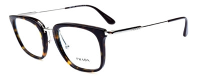 PRADA Eyeglasses PR11UV 2AU101 49 Havana W/ Demo Lens Optical Frame | eBay