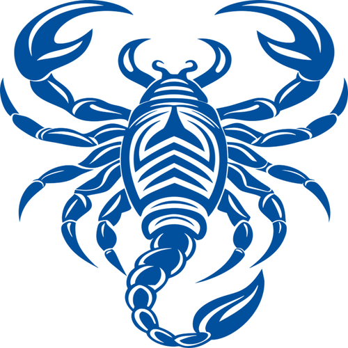 30 Custom Blue Wicked Scorpion Personalized Address Labels | eBay
