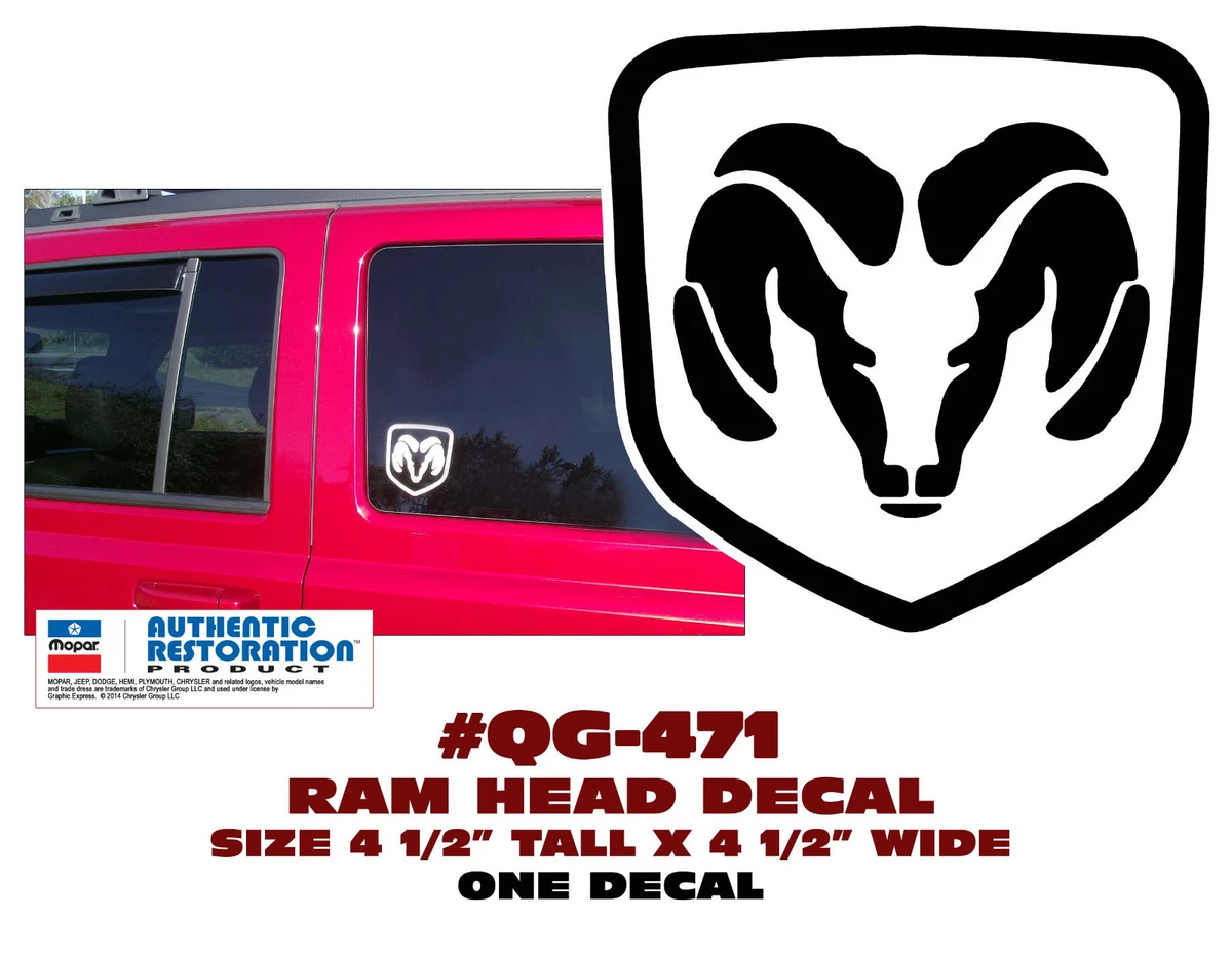 Dodge Ram Window Decal