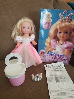 Princess Bride Magic Change 13" Doll in Box w/ Vanity & Pearl Tiara ...