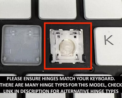 Dell Alienware M17 R2 WHITE BACKLIT LAPTOP SINGLE KEYBOARD KEYS KEYCAPS ...