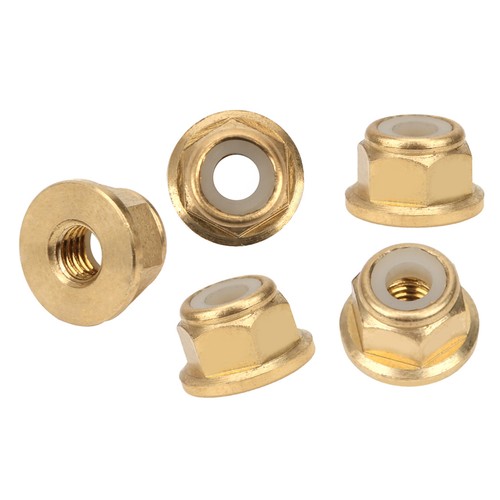 50Pcs M4 Flange Nut Pure Copper Lock AntiSkid AntiLoose Fasteners Set ...