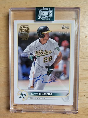 matt olson autograph card | eBay