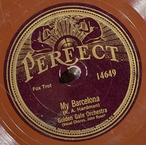 78 rpm Perfect 14649 Golden Gate Orchestra / Lieutenant Matt - Hoodle ...
