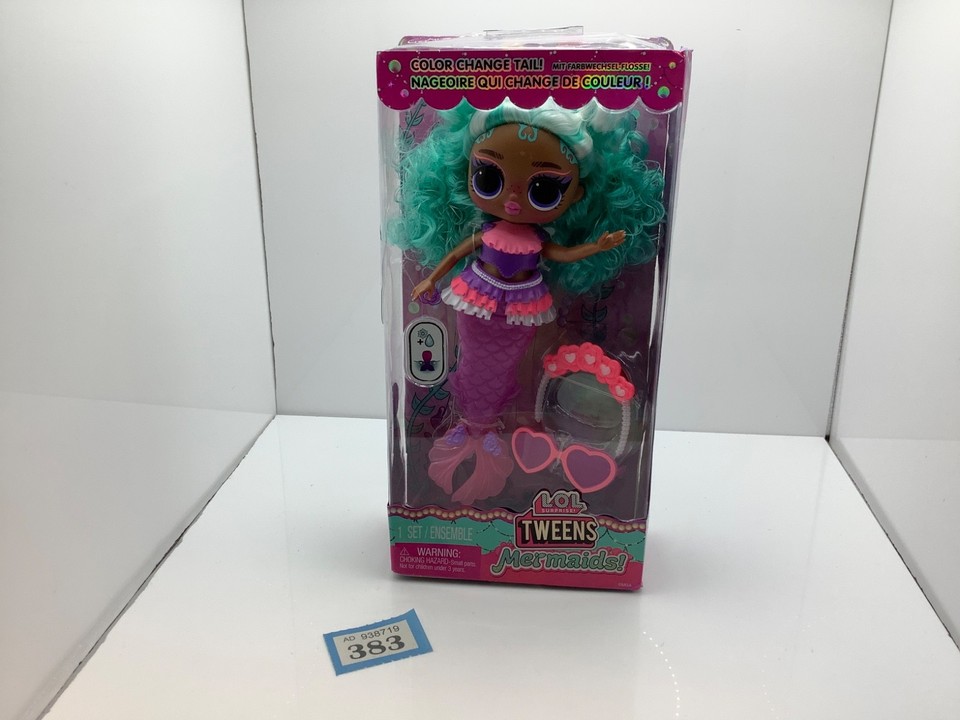 L.O.L. SURPRISE! TWEENS MERMAID SERENA FINN DOLL WITH COLOUR CHANGING ...