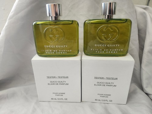 Gucci GUILTY ELIXIR DE PARFUM POUR HOMME Spray 2.0fl.oz. TESTER/BOXED ...