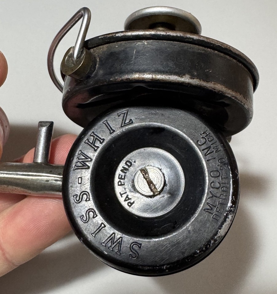 Vintage SWISS-WHIZ SPINNING REEL ULTRA-LIGHT Anodized Aluminum - Needs ...