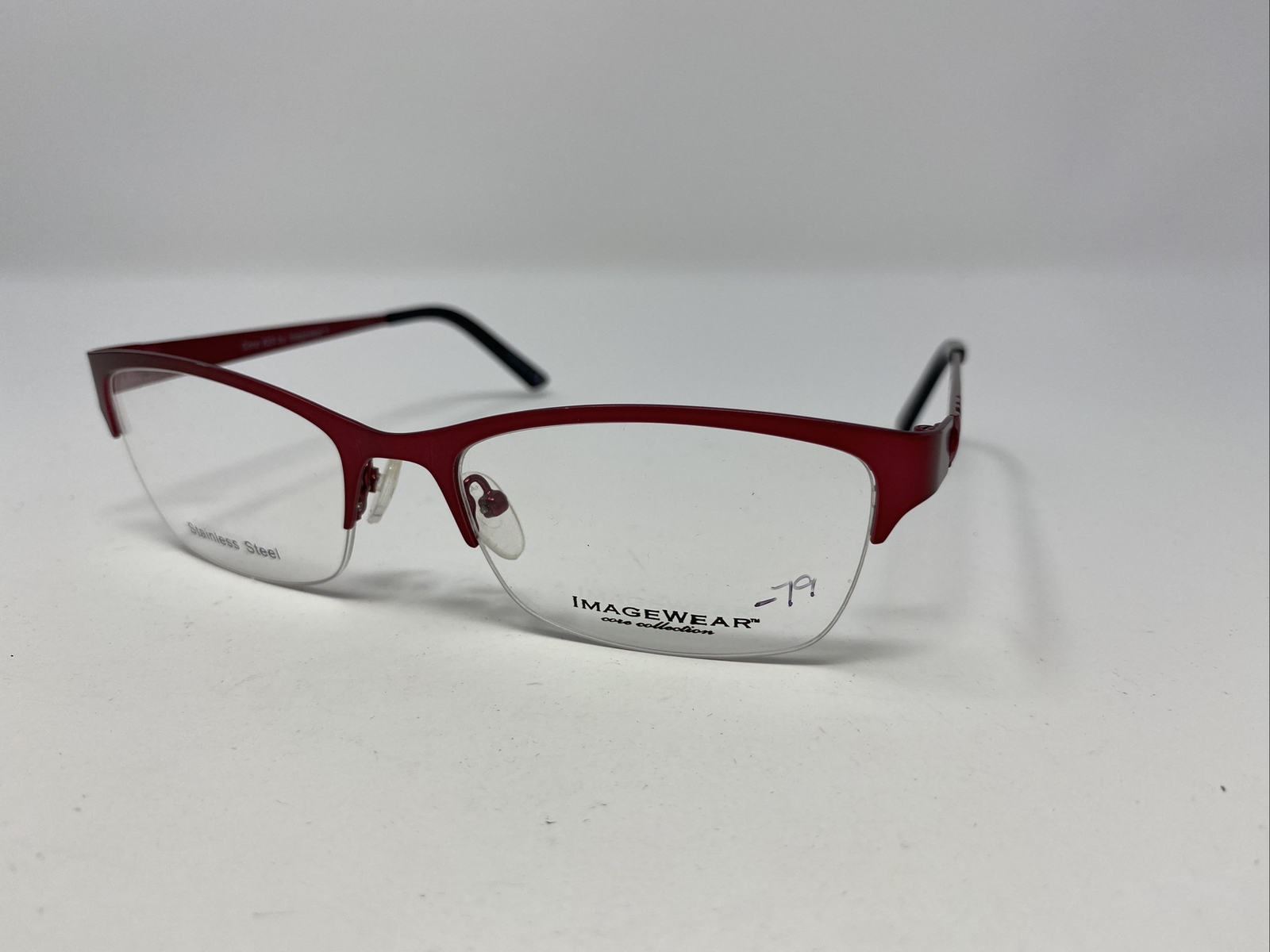 IMAGEWEAR Eyeglasses Frame Core 829 54-17-135 Burgundy/Black Half Rim ...