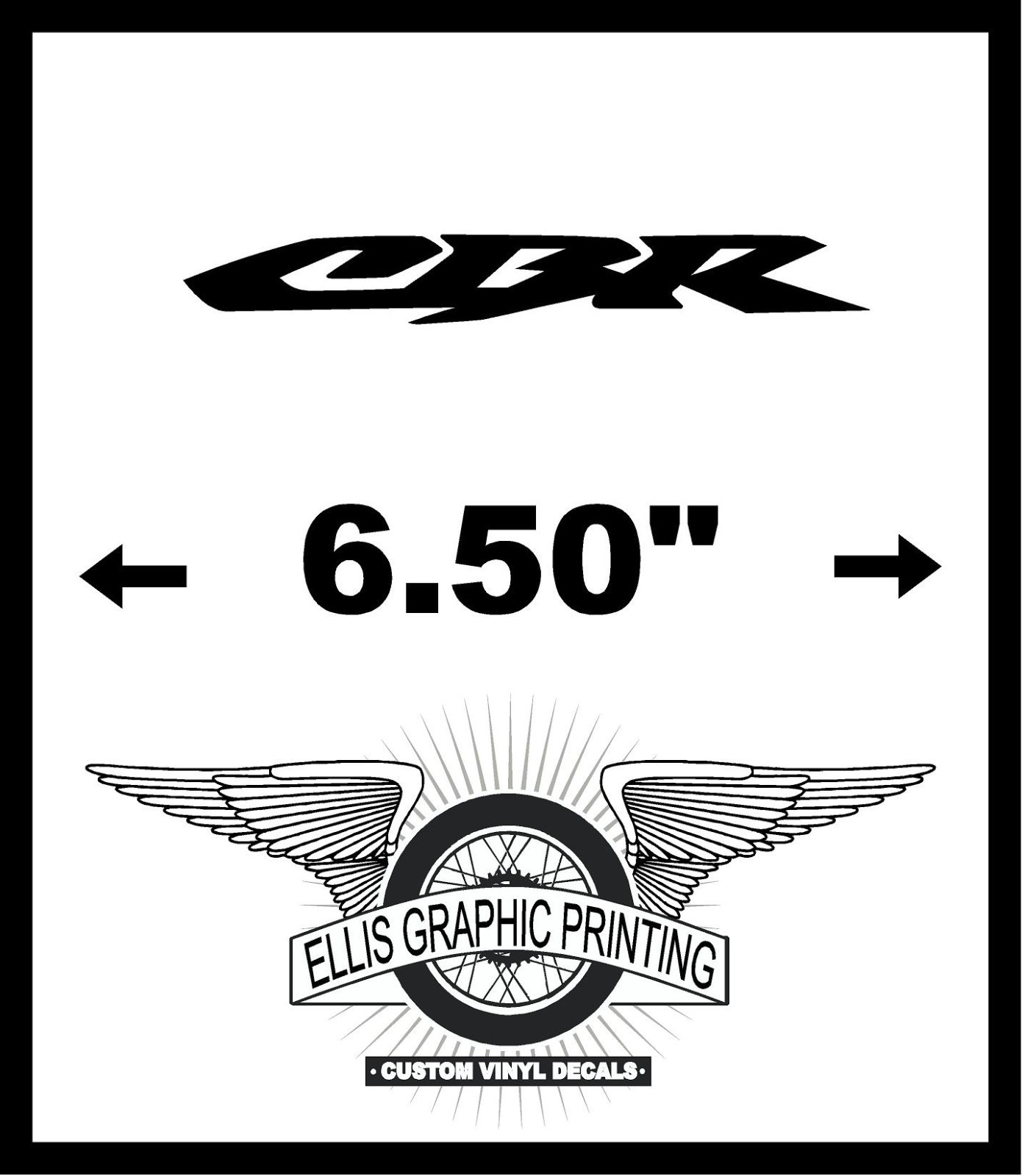 #414 (2) 6.55" Honda Tank Decal Stickers Matte Black CB CBR CBF | eBay