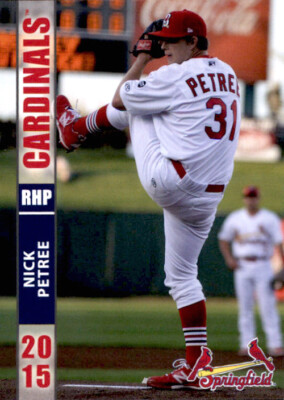 2015 Springfield Cardinals Grandstand 16 Nick Petree Clinton Missouri ...
