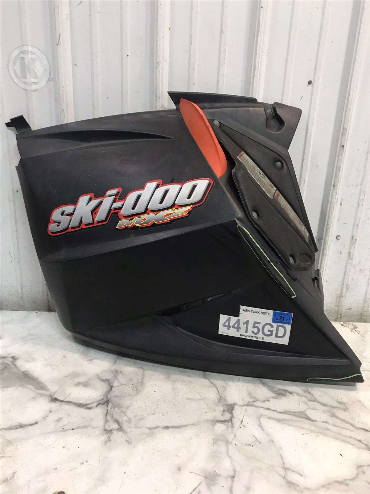 04 Ski-Doo MXZ Adrenaline 600 HO REV left side cover cowl faring body ...