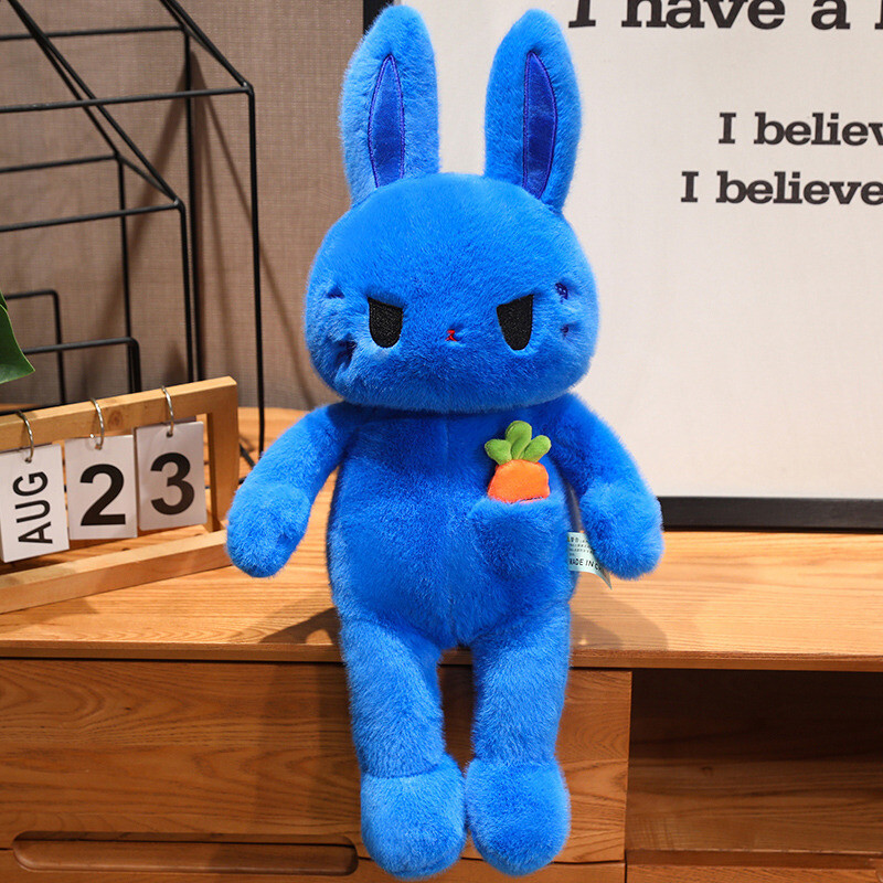 Blue Rabbit Plush Doll Stuffed Animal Toy For Kids Short Plush | eBay
