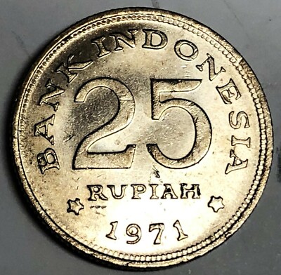 # C2758 INDONESIA COIN, 25 RUPIAH 1971 | eBay