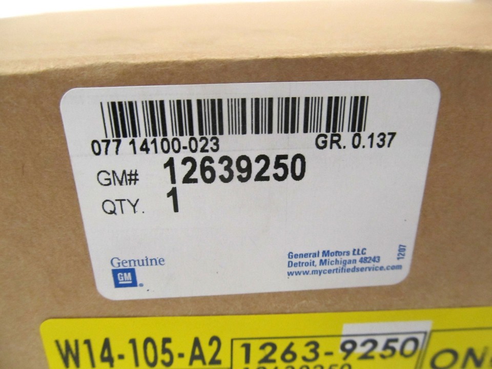 OEM NEW Rear Engine Block Crankshaft Oil Seal Housing 98-14 Chevrolet ...