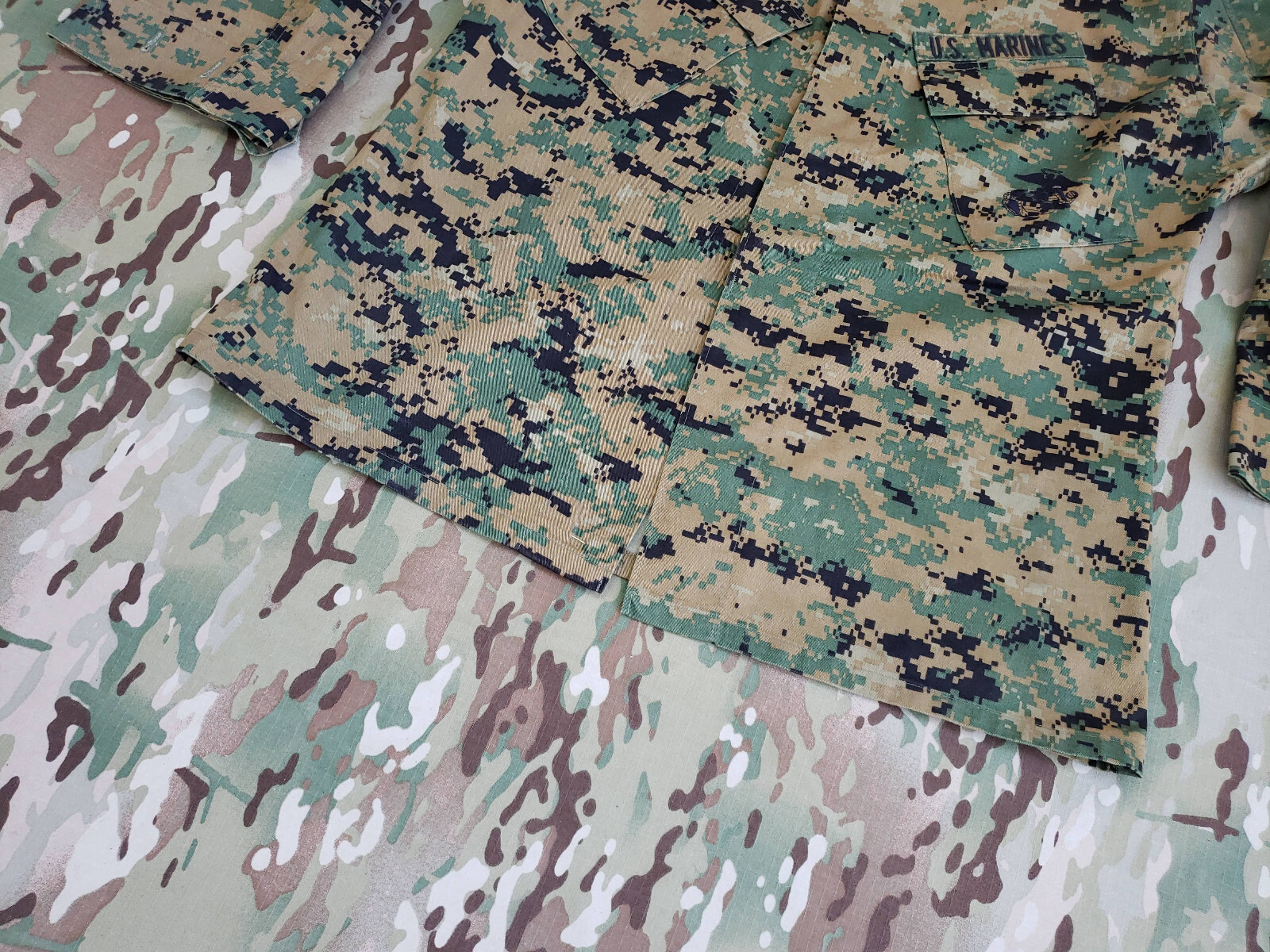 🇺🇸USMC MARPAT Uniform WOODLAND SET Blouse Shirt Pant Trouser MCCUU ...