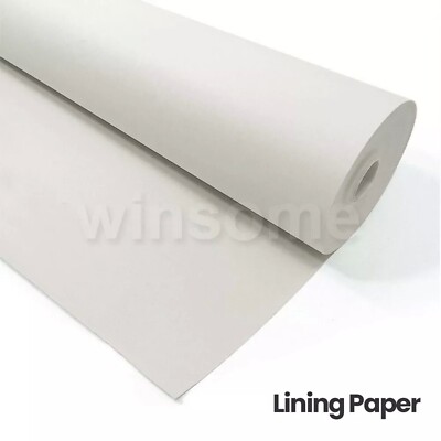 6 Rolls Paintable Lining Paper {Roll Size: 10.05m x 52cm - 11yds x 20 ...