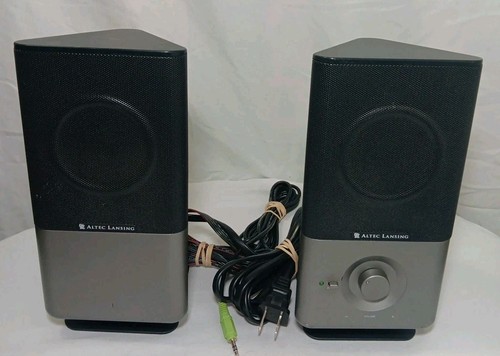 Altec Lansing 220 Computer Amplified Speaker System 9.5" Tall Black ...