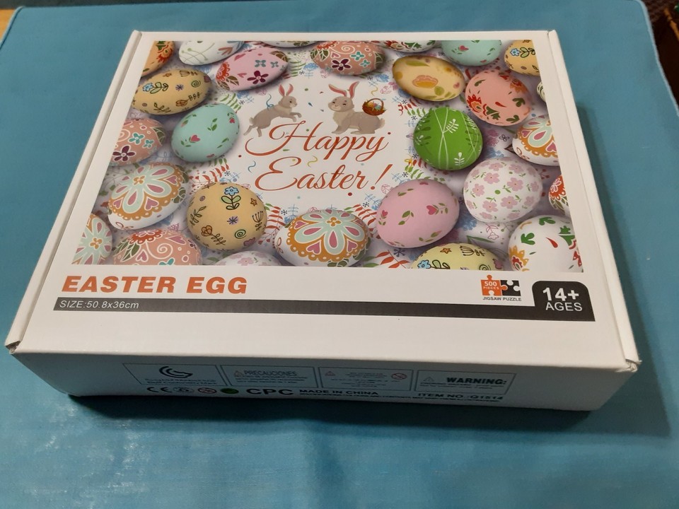 EASTER EGG Jigsaw Puzzle 500 pcs + poster COMPLETE A B C D do 1 section ...