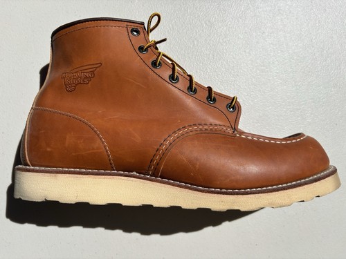 NEW Red Wing Heritage 1907 Classic Moc Toe Copper Leather Boots Sz 13 ...