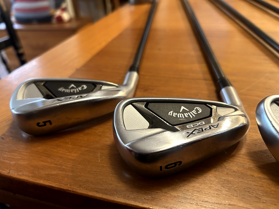 Callaway Apex DCB Irons 2021 – LEFT HAND – 5-PW + AW – Graphite | eBay