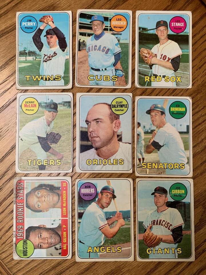 1969 Topps Baseball Complete your set Poor to Good 1 - 664 | eBay