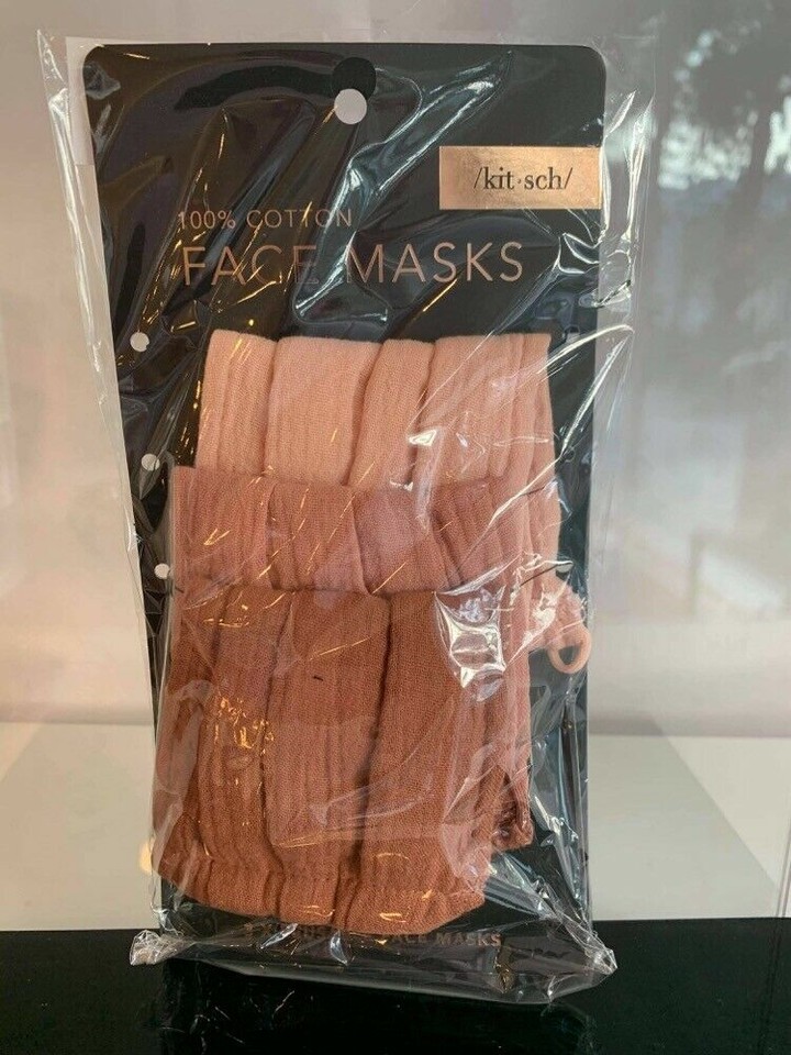 Kitsch Cotton Face Mask Set of 3 nib you choose | eBay