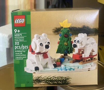 LEGO 40571 Wintertime Polar Bears Christmas BRAND NEW | eBay