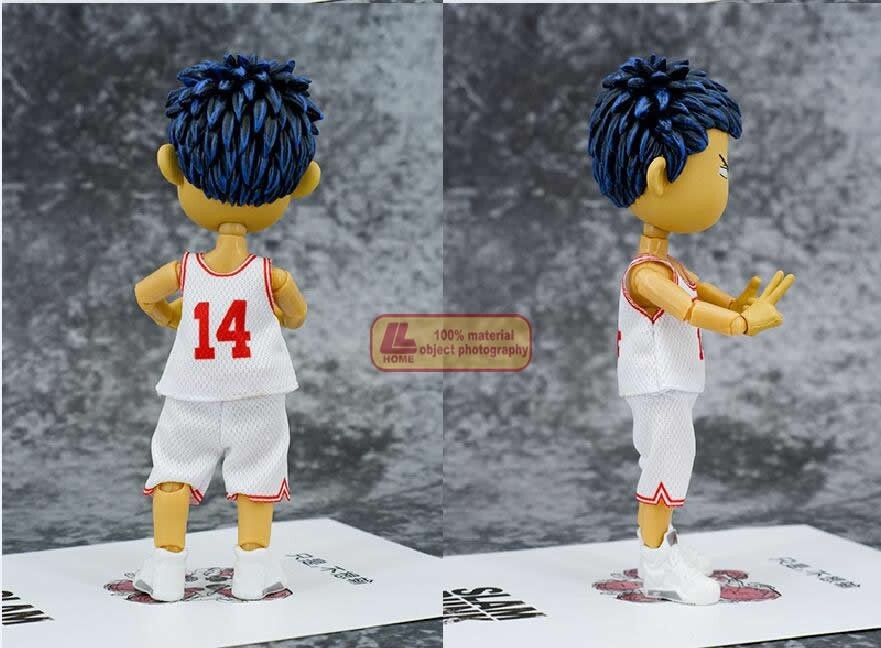 Anime SD Hisashi Mitsui Movable Cute PVC Action Figure Statue Toy Gift ...