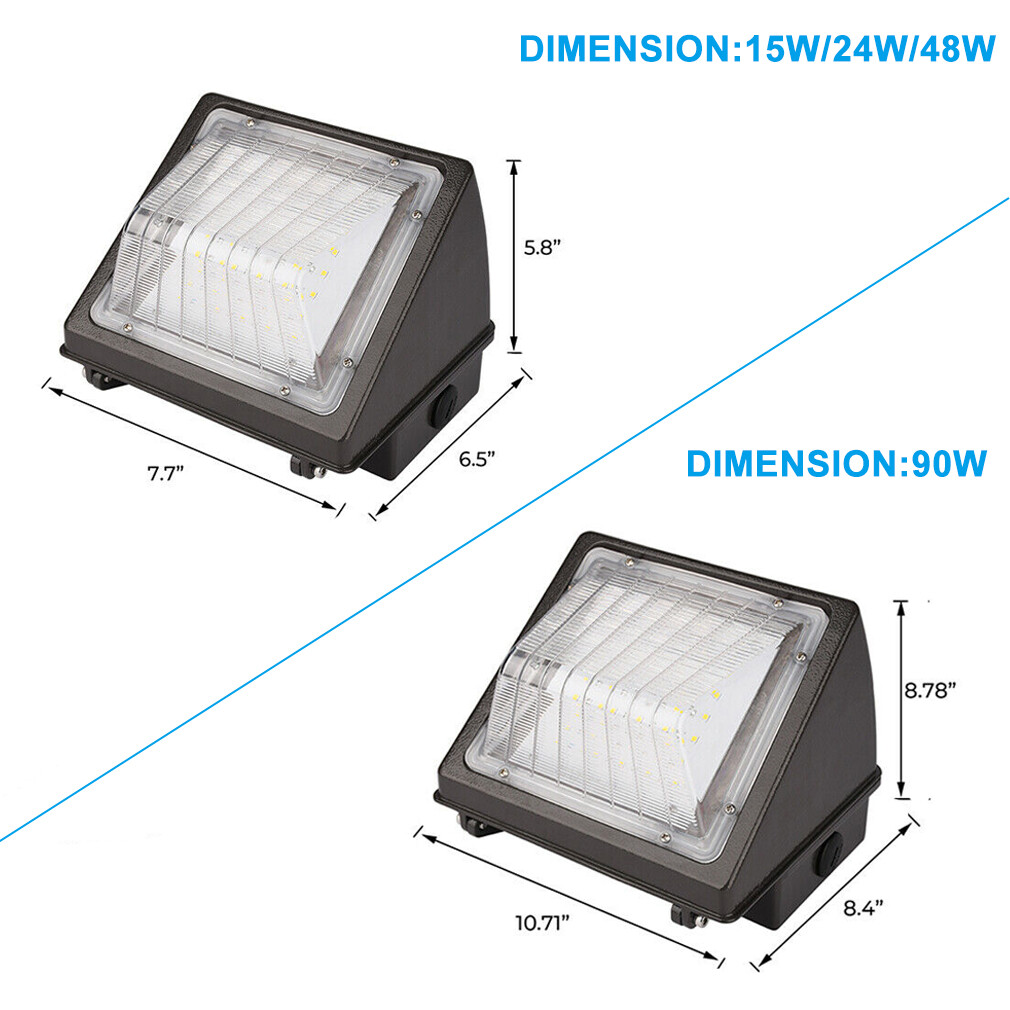 Wall Pack Lights Dimensions | Shelly Lighting