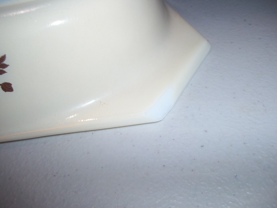 Vintage Pyrex Golden Leaf Acorn Divider Dish. **REDUCED** | eBay