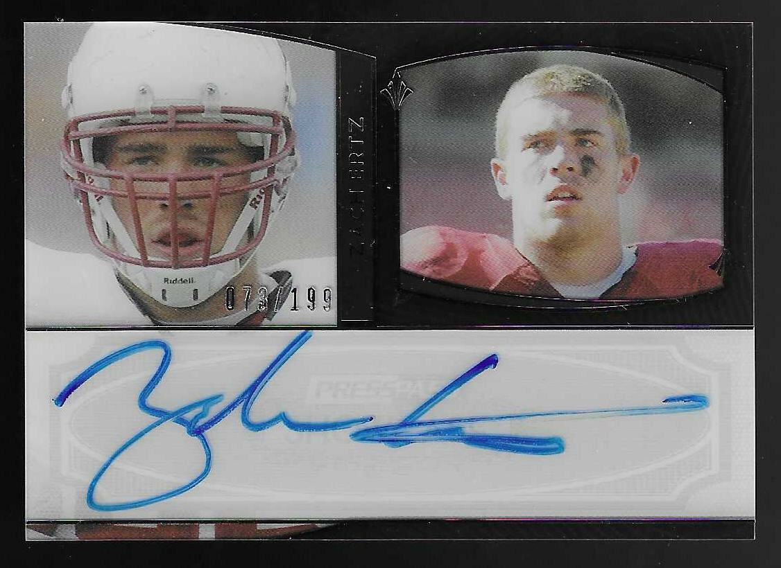 2013 Press Pass Zach Ertz Rookie Autograph 073/199 | eBay