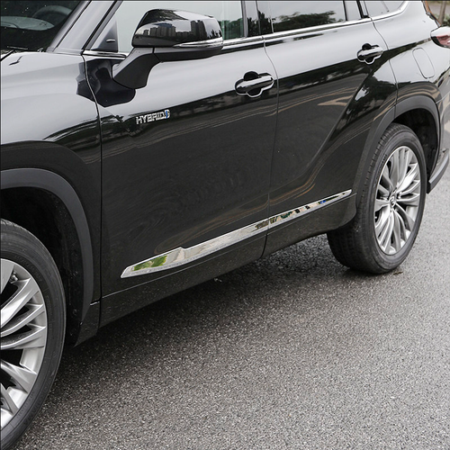 >Side Body For Toyota Highlander 2020-2023 ABS Chrome Door Body Molding ...