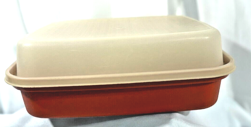 Tupperware Meat Keeper Marinade Container with Lid Paprika Red 1294-3 ...