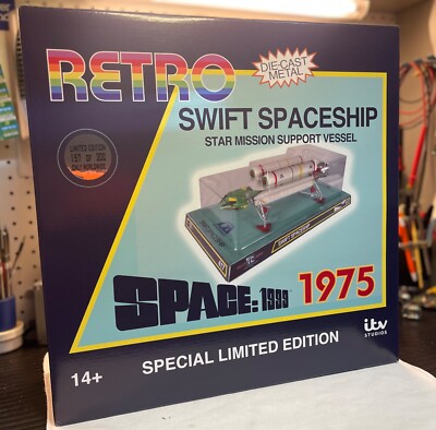 Space 1999 Sixteen12 Retro 1975 SWIFT Spaceship DieCast Metal Ships ...