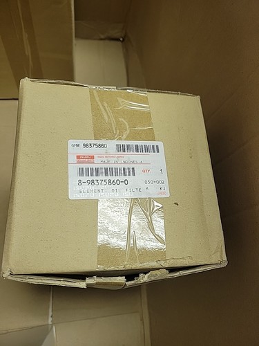 8 98375860 0 ISUZU Element Oil Filter Gm 98375860 | eBay