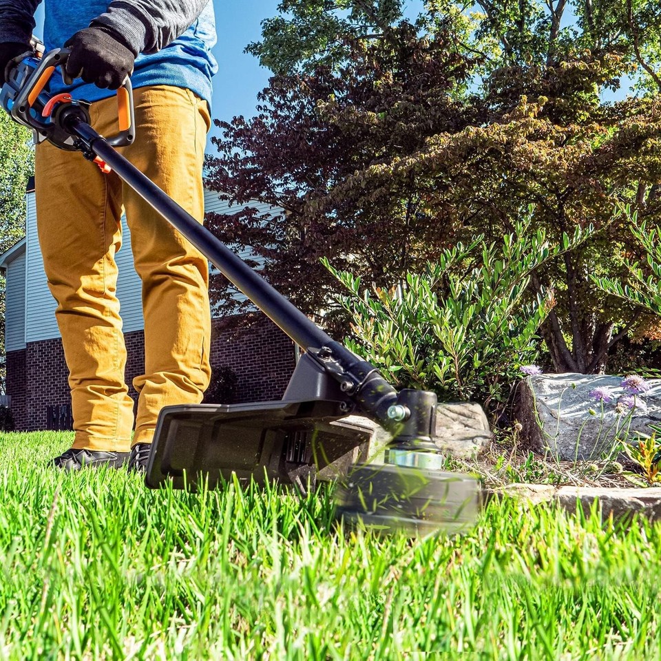 No-Pull Gas Grass Trimmer with Electric Start 26cc 2 Cycle 17-Inch | eBay