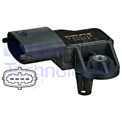 DELPHI MAP Pressure sensor For RENAULT SUZUKI Grand ScĆ©nic II 01-15 ...
