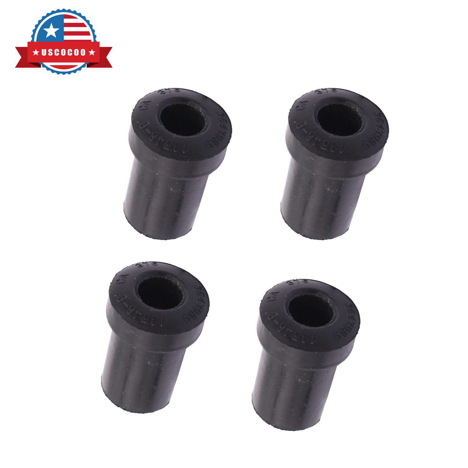 4 Rear Leaf Spring Bushings Fit for 2001-2007 Chrysler Dodge 4743040AA ...