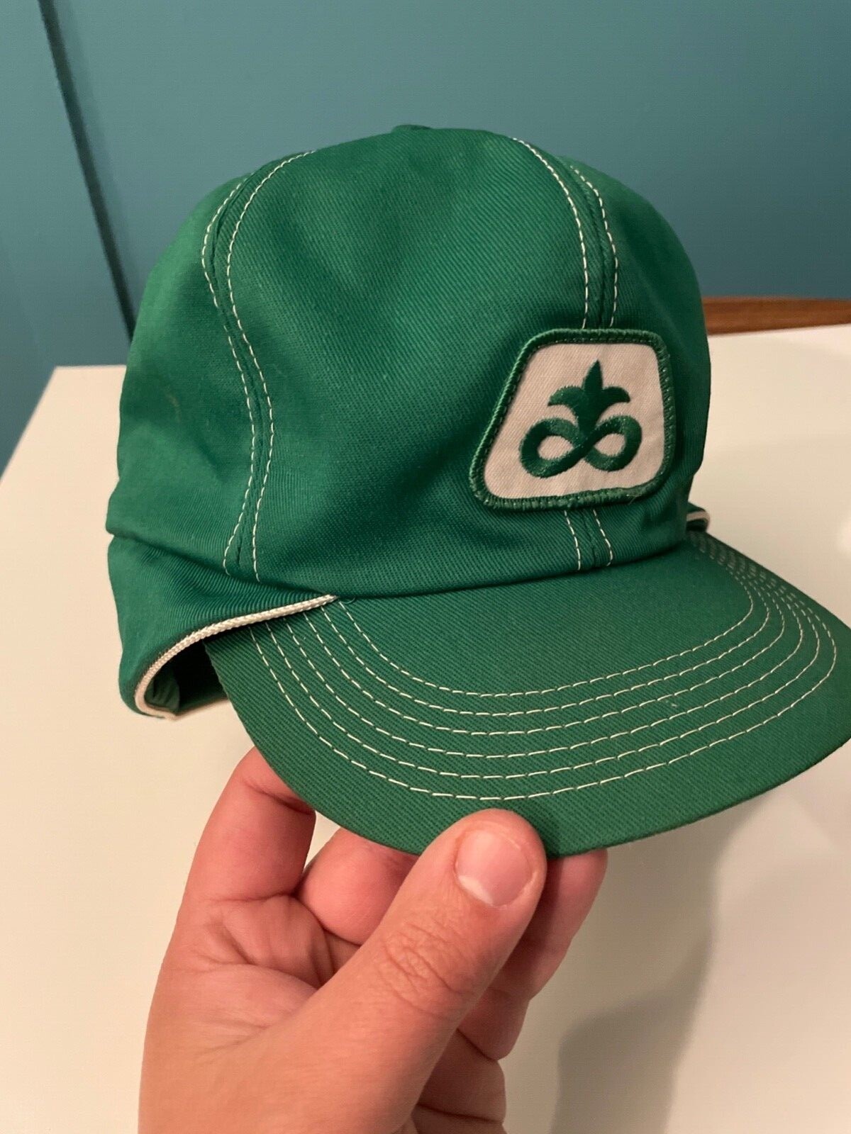 vintage pioneer seeds cap hat farming agriculture ear flap | eBay